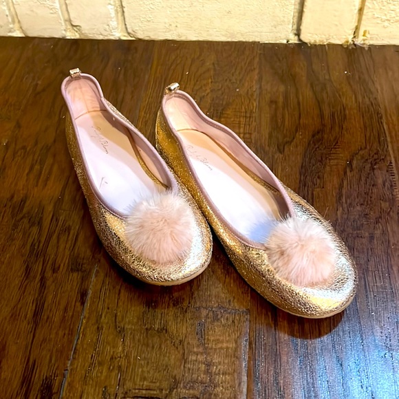ruby & bloom | Shoes | Ruby Bloom Rose Gold Ballet Flats In Big Girl ...
